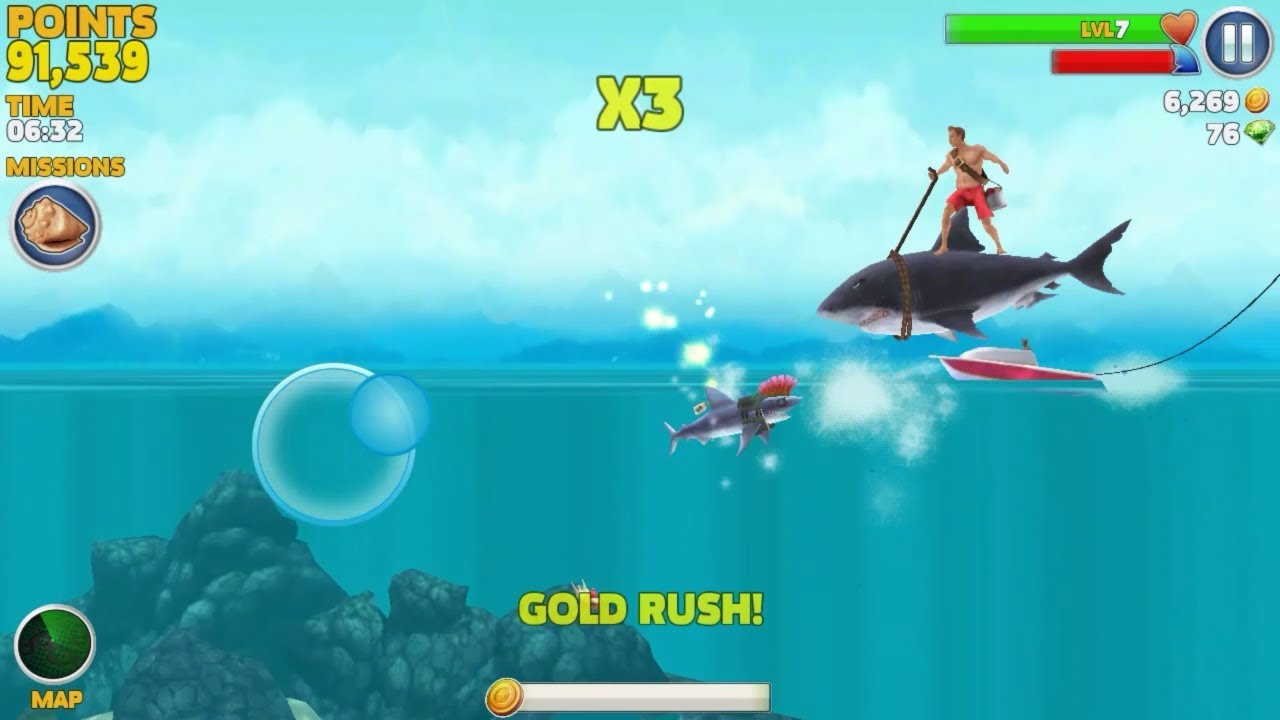 Hungry Shark Evolution - King Of Summer vs Mako Shark - YouTube