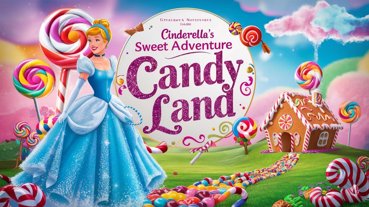 Cinderella's Sweet Adventure in Candy Land | Fairy Stories | BedTime ...