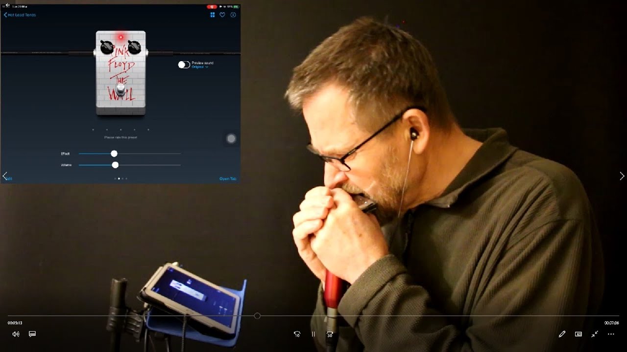 Brendan Power - HARMONICA & iPad #3 - Emulate Famous Guitar Tones with your Harp! - YouTube