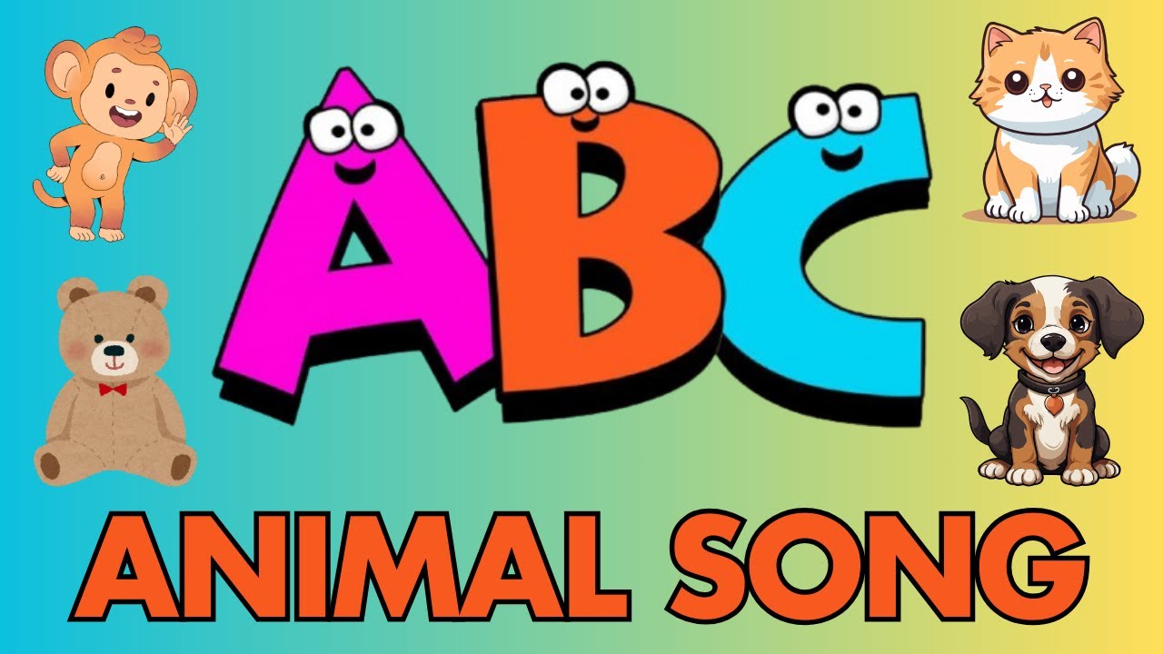 ABC Animal Song for Kids | Learn the Alphabet with Fun Rhymes - YouTube