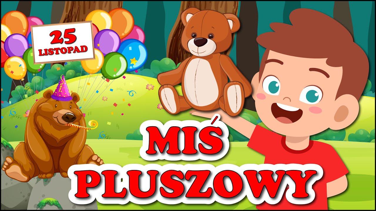 Karolek i Dzień pluszowego misia 🧸 bajka dla dzieci - YouTube