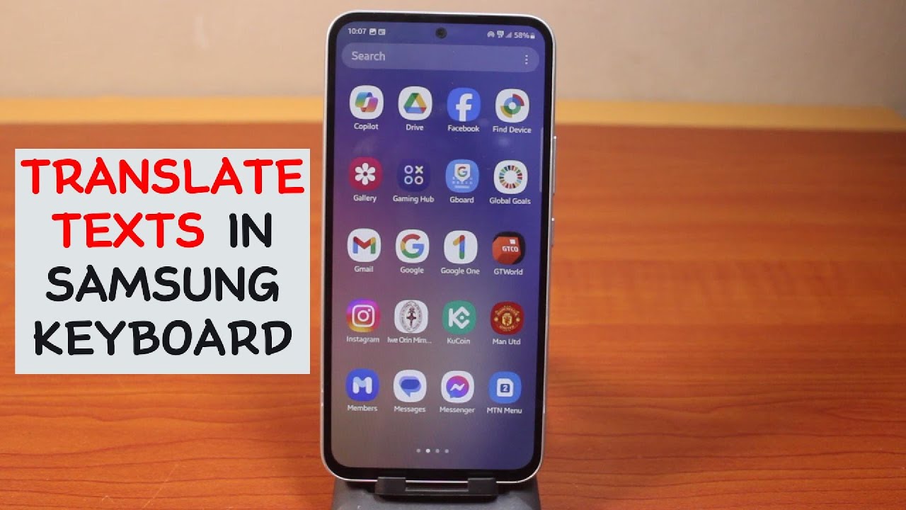 How to Translate Texts in Samsung Galaxy Phone - YouTube