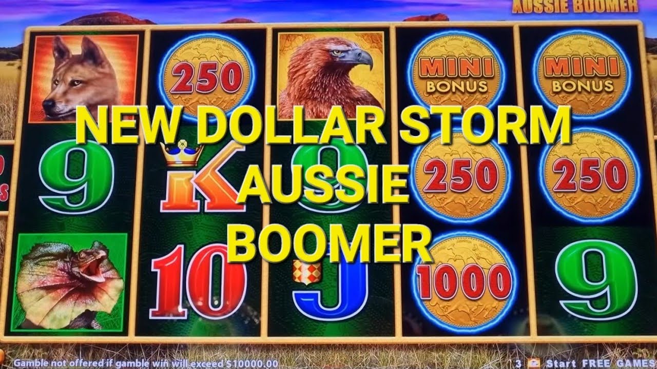 NEW MACHINE!!!! Aussie Boomer, Dollar Storm. - YouTube