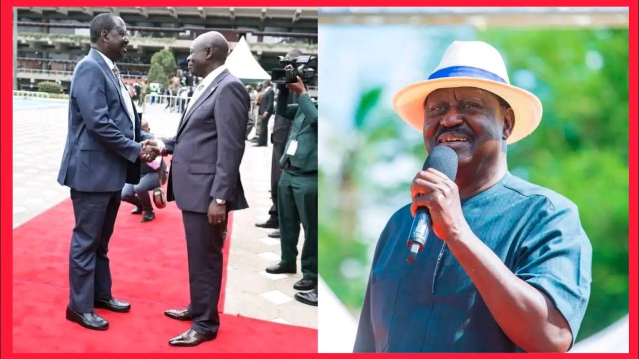 RAILA storms KICC RUTO'S event,GACHAGUA runs to welcome ODINGA Azimio ...