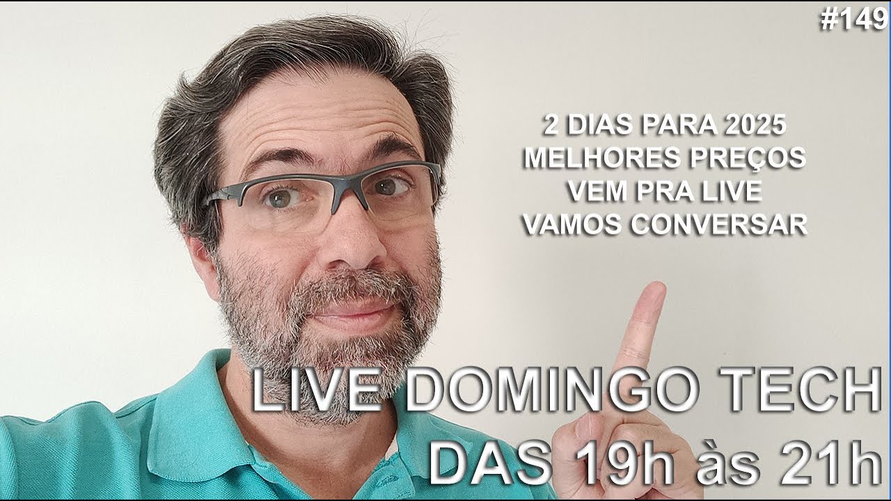 DOMINGÃO TECH AO VIVO - VAMOS CONVERSAR #149 - YouTube