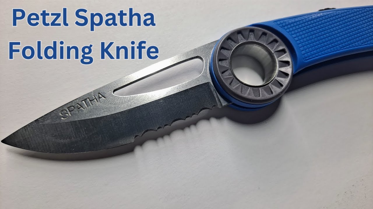 Petzl Spatha Folding Knife - YouTube