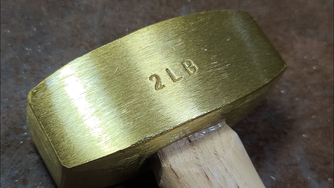 Pittsburgh Pro 2lb Brass Hammer Review - YouTube
