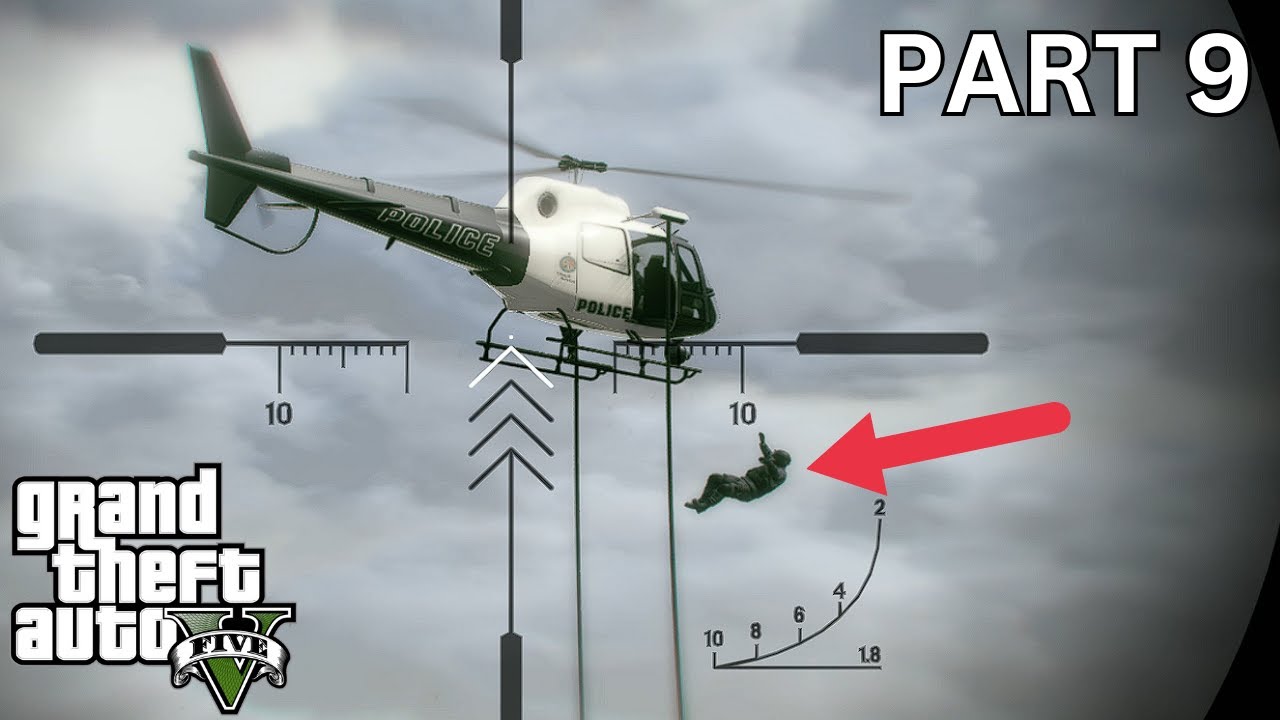 GTA 5 Shooting Sniper Police Helicopter | Gameplay 2023 Pt 9 - YouTube