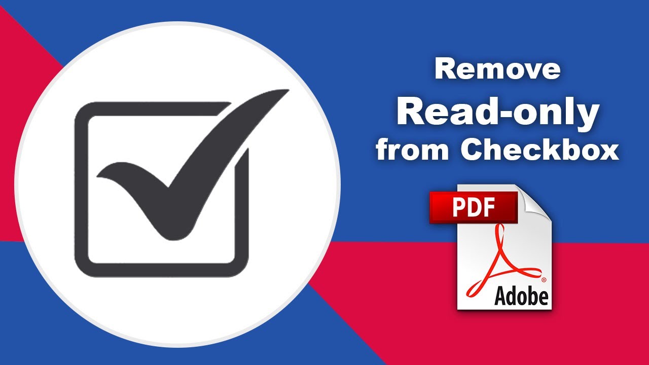 How To Remove Read Only From Checkbox In Pdf Prepare Form Using Adobe How To Remove Read Only From Checkbox In Pdf Prepare Form Using Adobe