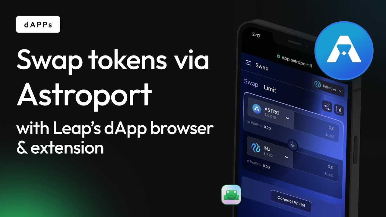 Swap Tokens on Injective Astroport using Leap Wallet Browser Extension ...