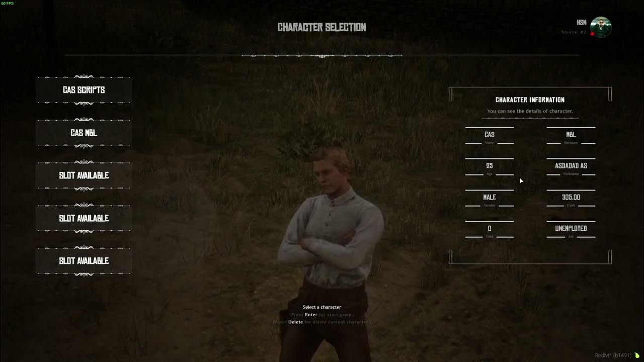 VORP Multicharacter | Code After S*x Multicharacter Script | Character Selection - YouTube