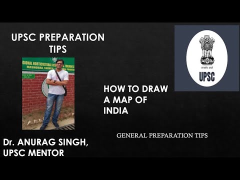 UPSC Preparation Tips - How to Draw a India Map in UPSC examination ...