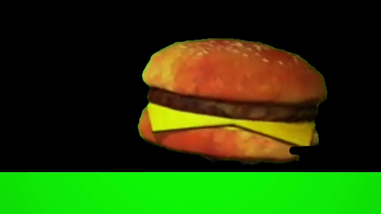 Dancing Burger' Green Screen for your videos- Choroma key - YouTube