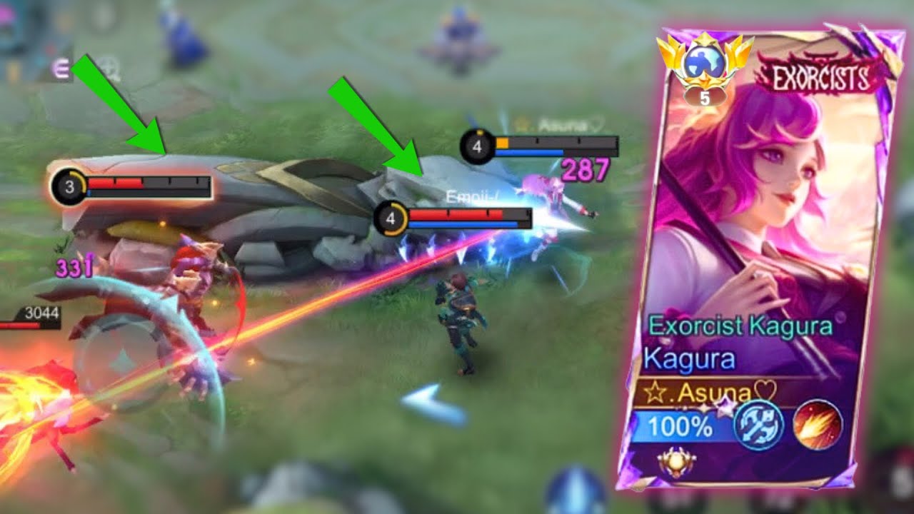 Use Flicker Kagura For Escape, Freestyle and Killing | Kagura Mobile Legends - YouTube