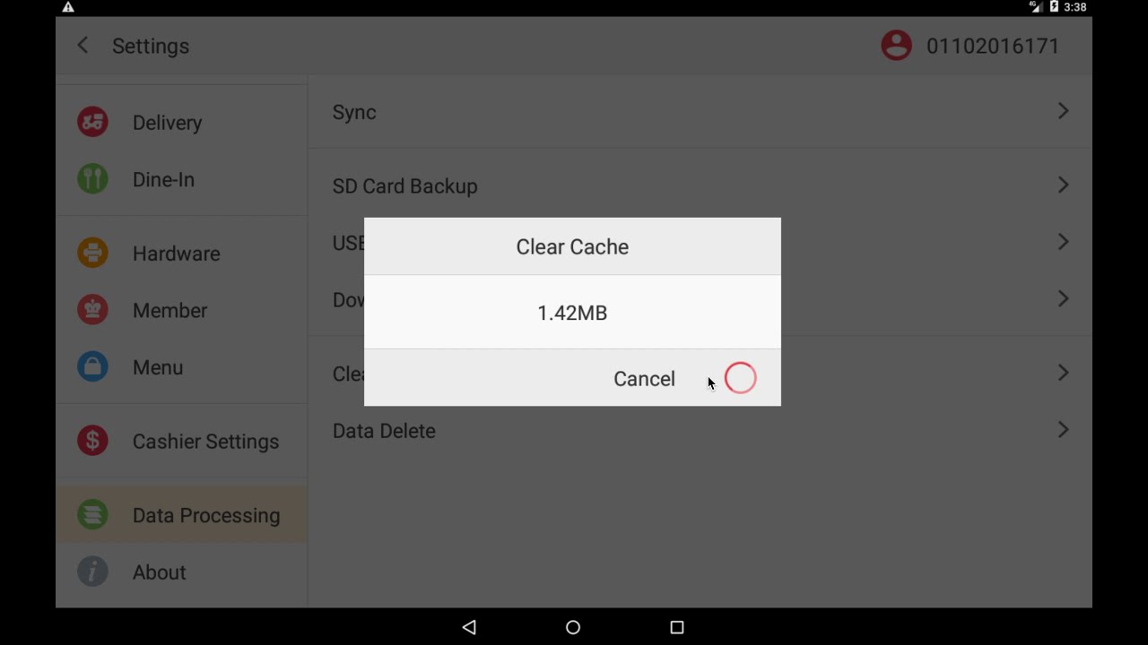How to clear cache and download transaction data on Panda EPOS Android ...