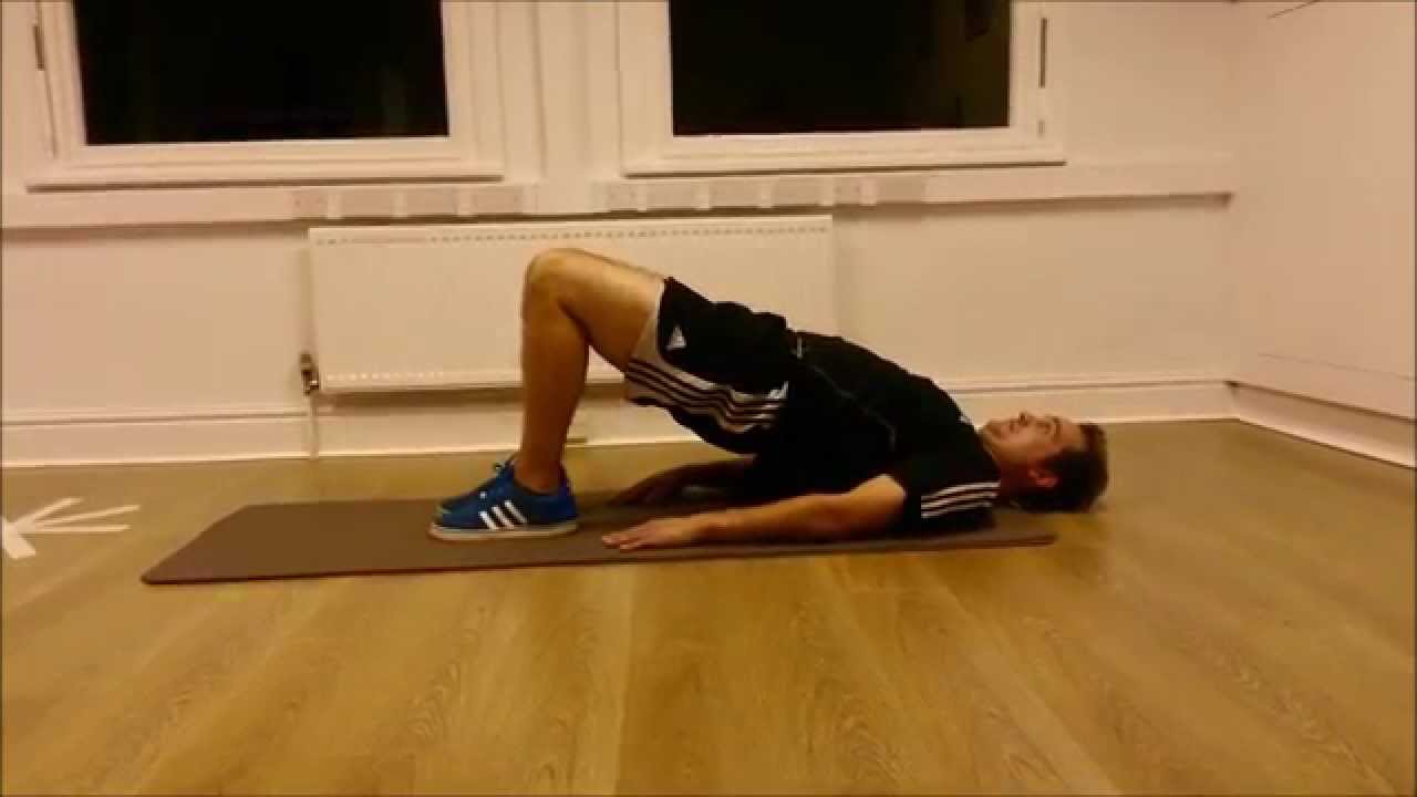 THE Medical exercises- 2 leg bridge with leg lift - YouTube