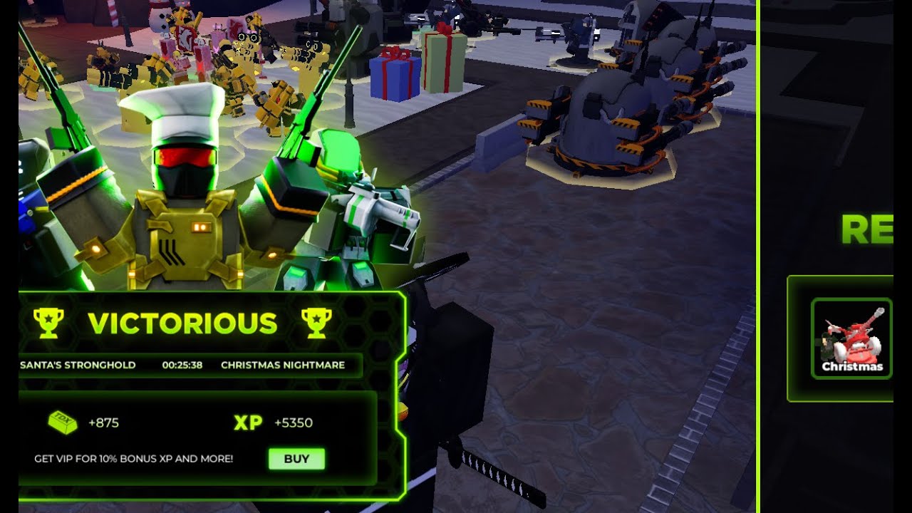 Tower Defense X: BETA, "Golden Ranger And Nightmare Exo Santa!" - YouTube