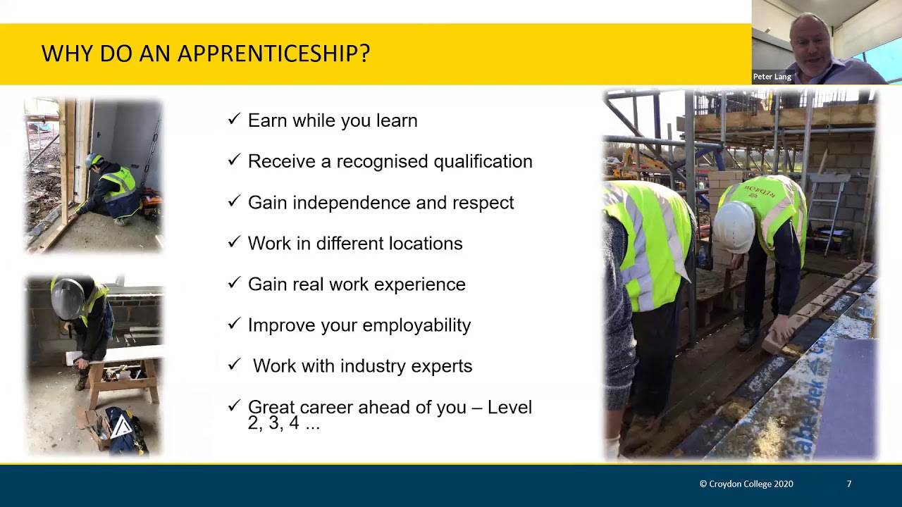 Construction & Engineering Virtual Apprenticeship Show - YouTube