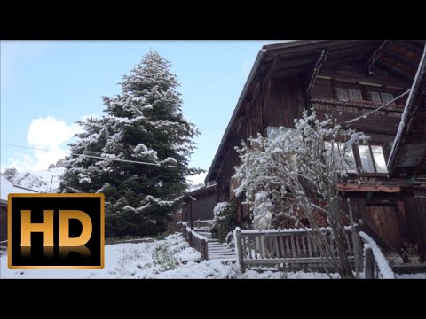 SWITZERLAND Beautiful Places  |  Switzerland Snow | Free Stock Videos