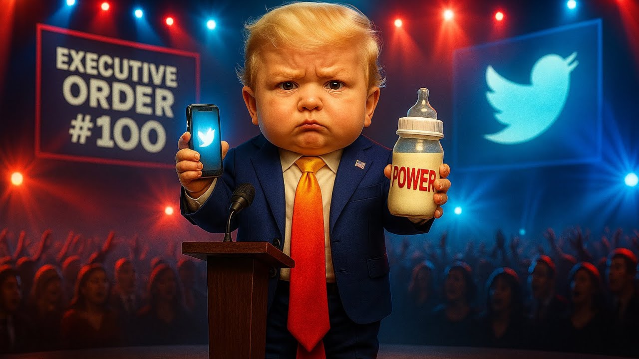 The Day In The Life Of Baby Trump - YouTube