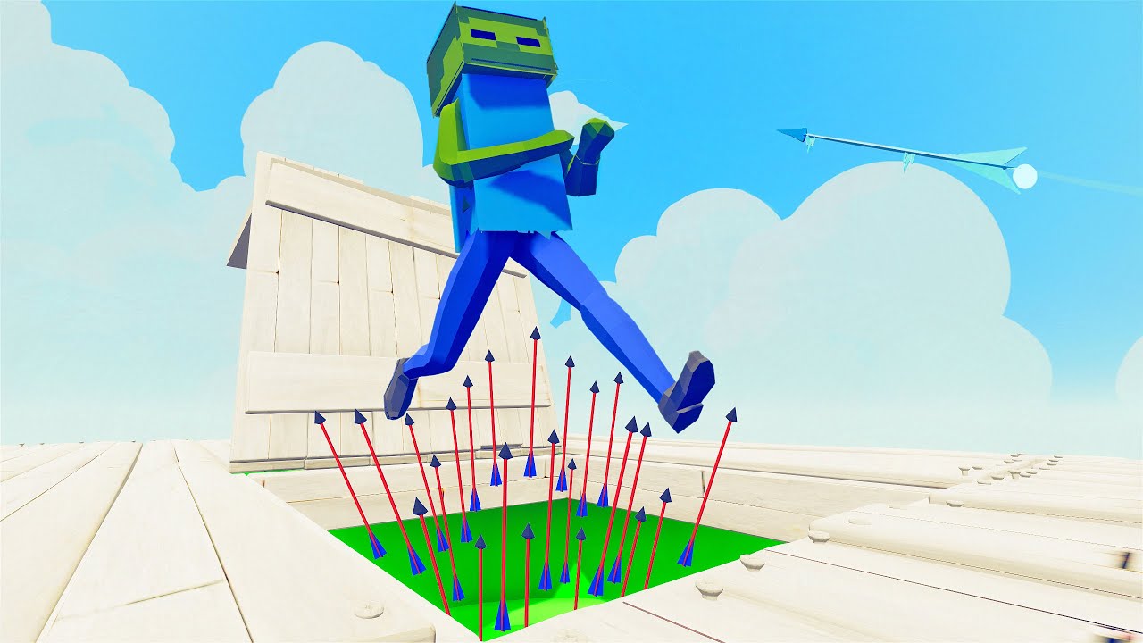 FALLING INTO THE PIT TO GOD'S ARCHER | TABS - Totally Accurate Battle ...