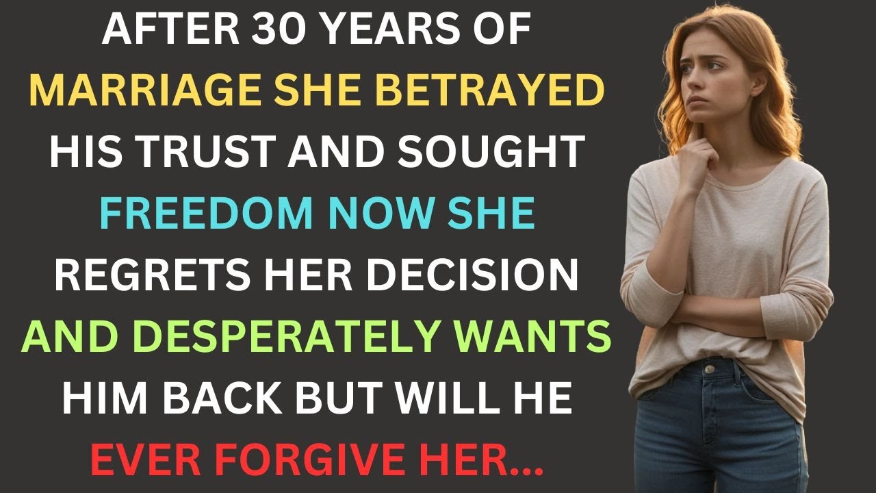 After 30 Years of Marriage, She Regrets Seeking Freedom and Wants Her ...