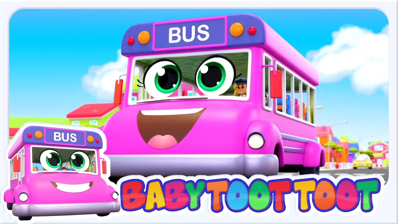 Wheels On The Bus Nursery Rhymes And Baby Songs - Baby Toot Toot - YouTube