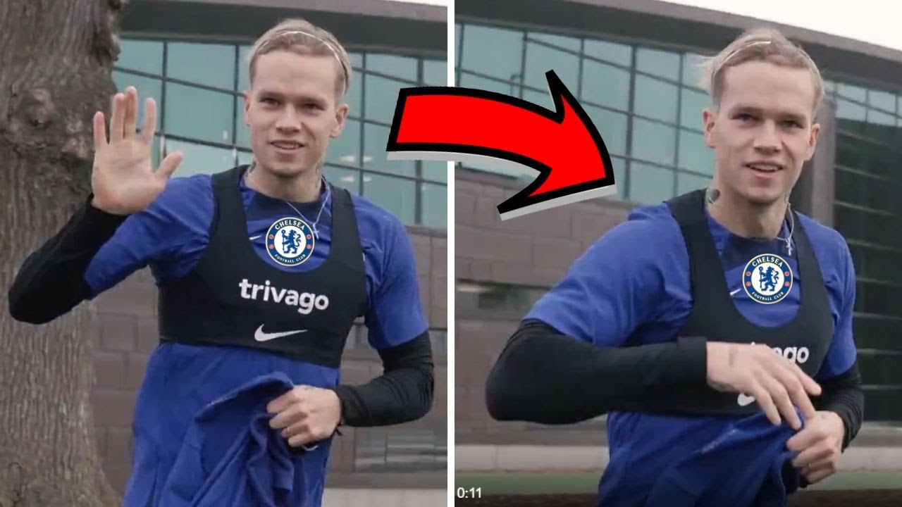 Mykhaylo Mudryk Today's Training Session at Cobham Football - YouTube