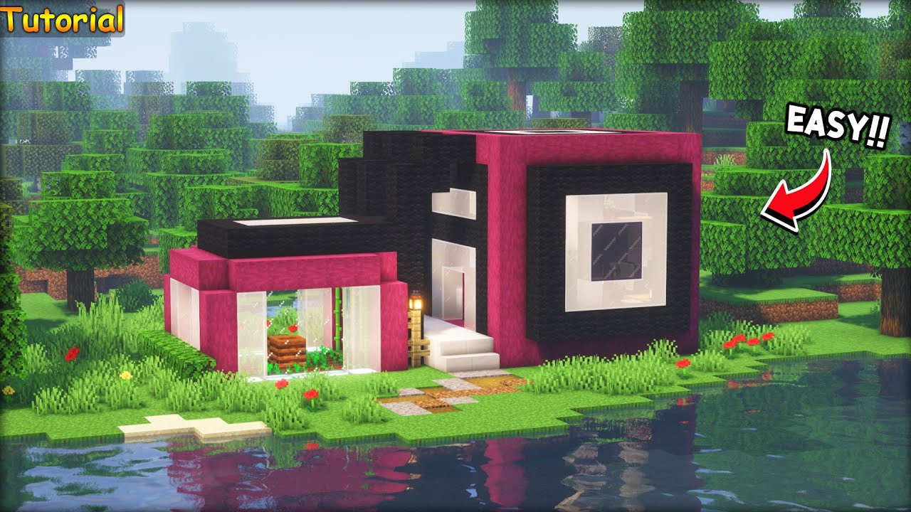 ⚡Minecraft:สอนสร้างบ้าน Squid Game !!| Modern House Tutorial⚡ - YouTube