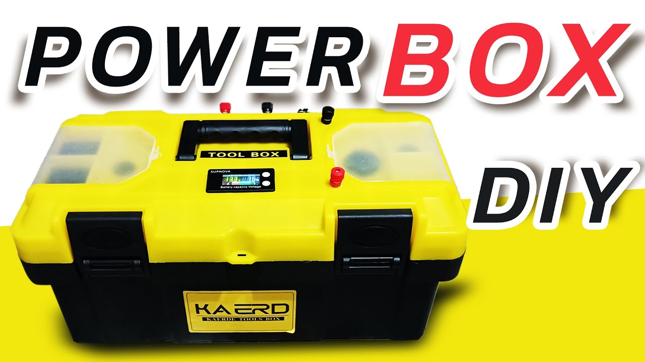 Power Box DIY แบตลิเธียม LifePo4 #powerbox #สำรองไฟ #แค้มปิ้ง - YouTube