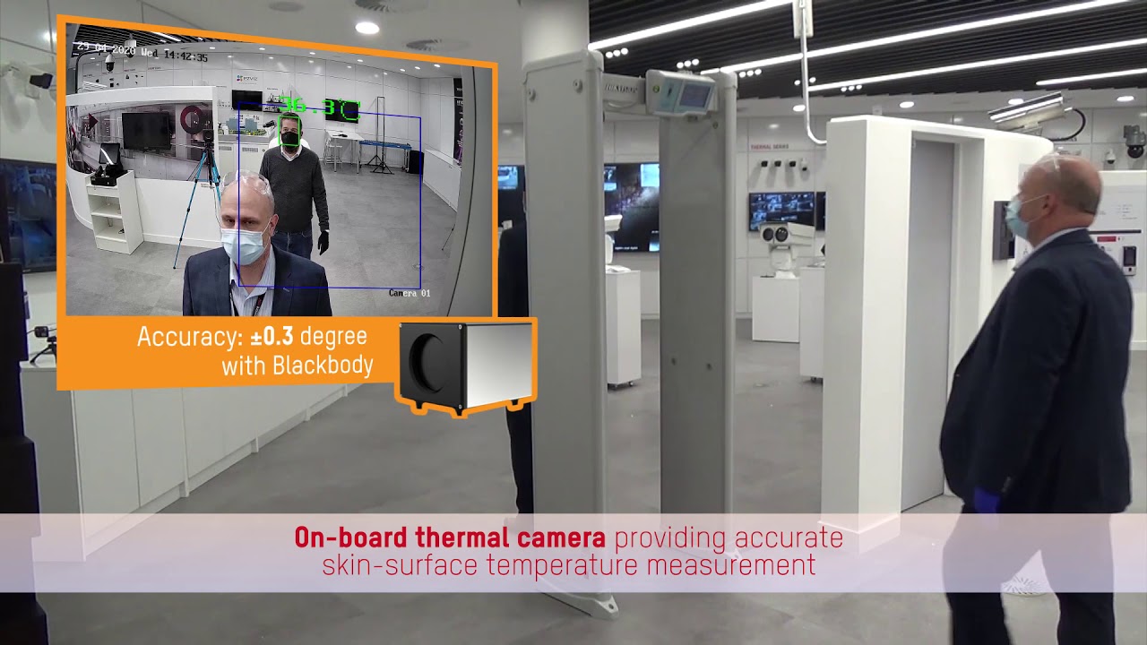 Hikvision Temperature Screening Solution with Metal Detector Door - YouTube