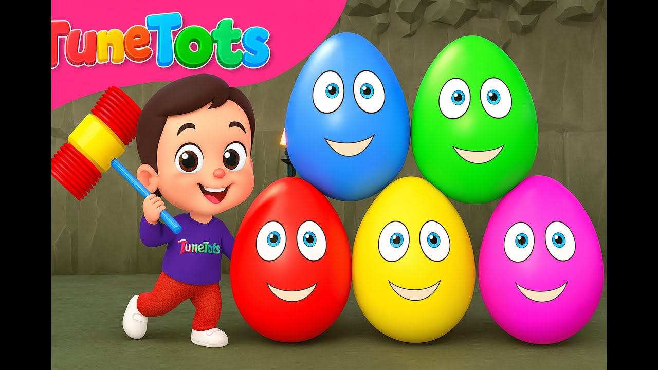 Tots Explores Colorful Surprise Eggs | Yes Yes Playground Song | TTotss ...