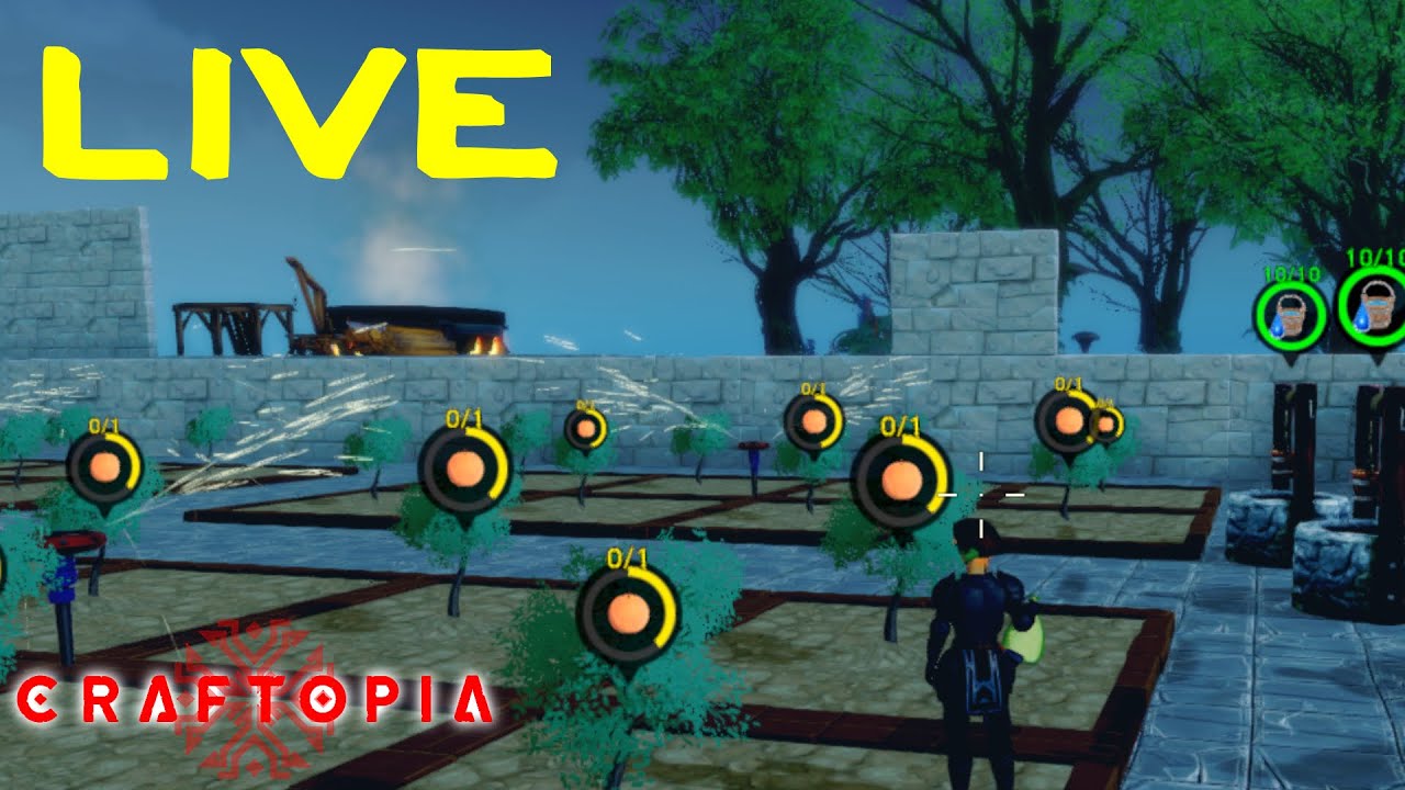 Craftopia LIVE 🔴 Automation, legendary seeds farming, hunting - YouTube