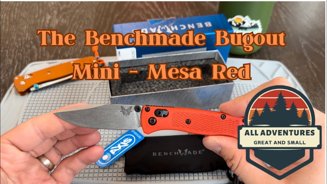 Benchmade Mini Bugout in Mesa Red! - YouTube