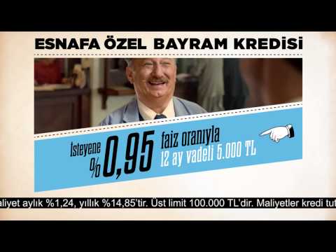 Türkiye İş Bankası Esnafa Özel Bayram Kredisi
