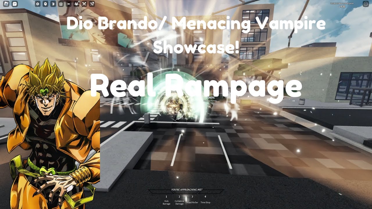 Menacing Vampire/Dio Brando Showcase: Realm Rampage - YouTube