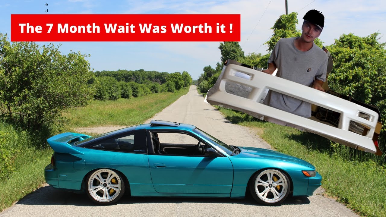 AUTHENTIC BN SPORTS BODY KIT 240SX S13 SIL80 INSTALL + COLOUR REVEAL ...