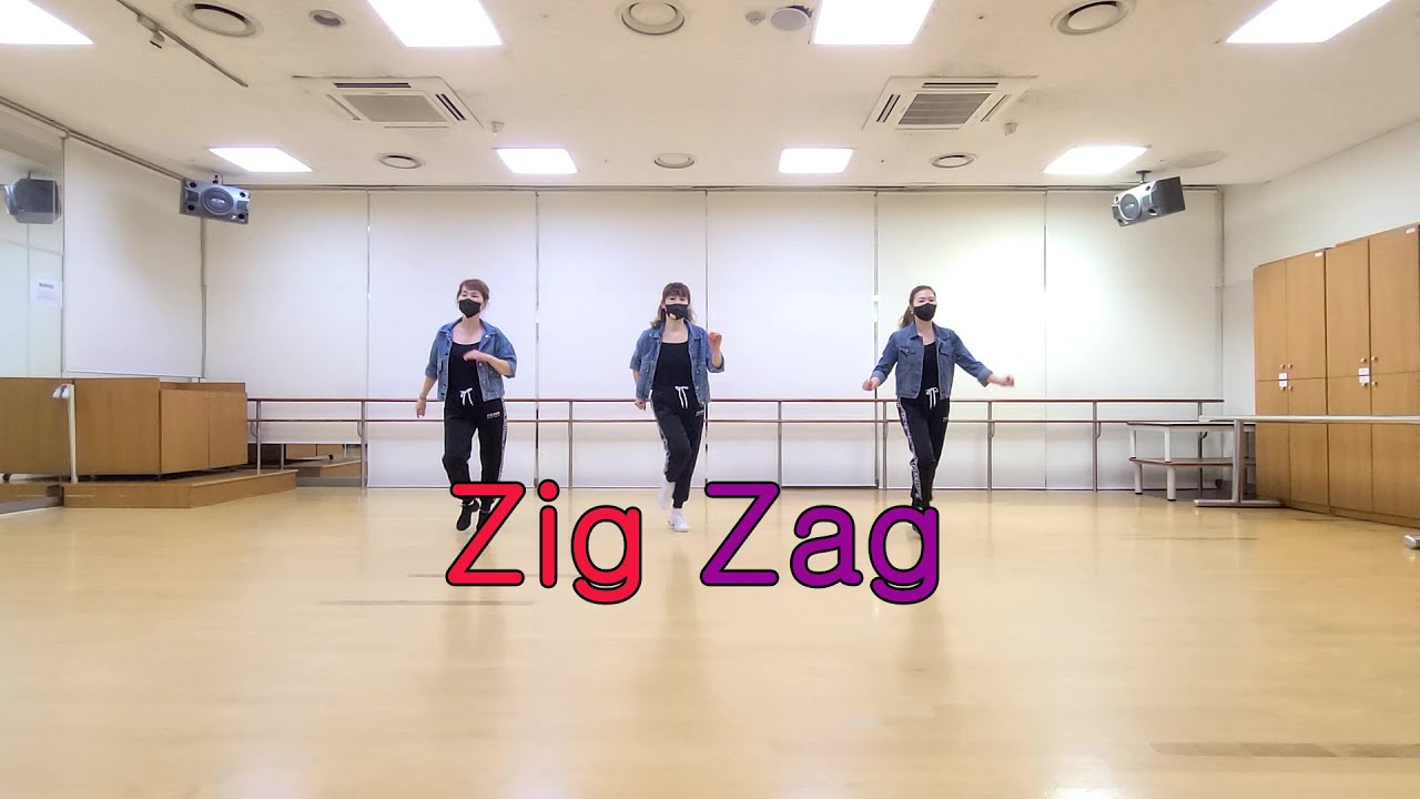 Zig Zag line dance (Intermediate) - YouTube