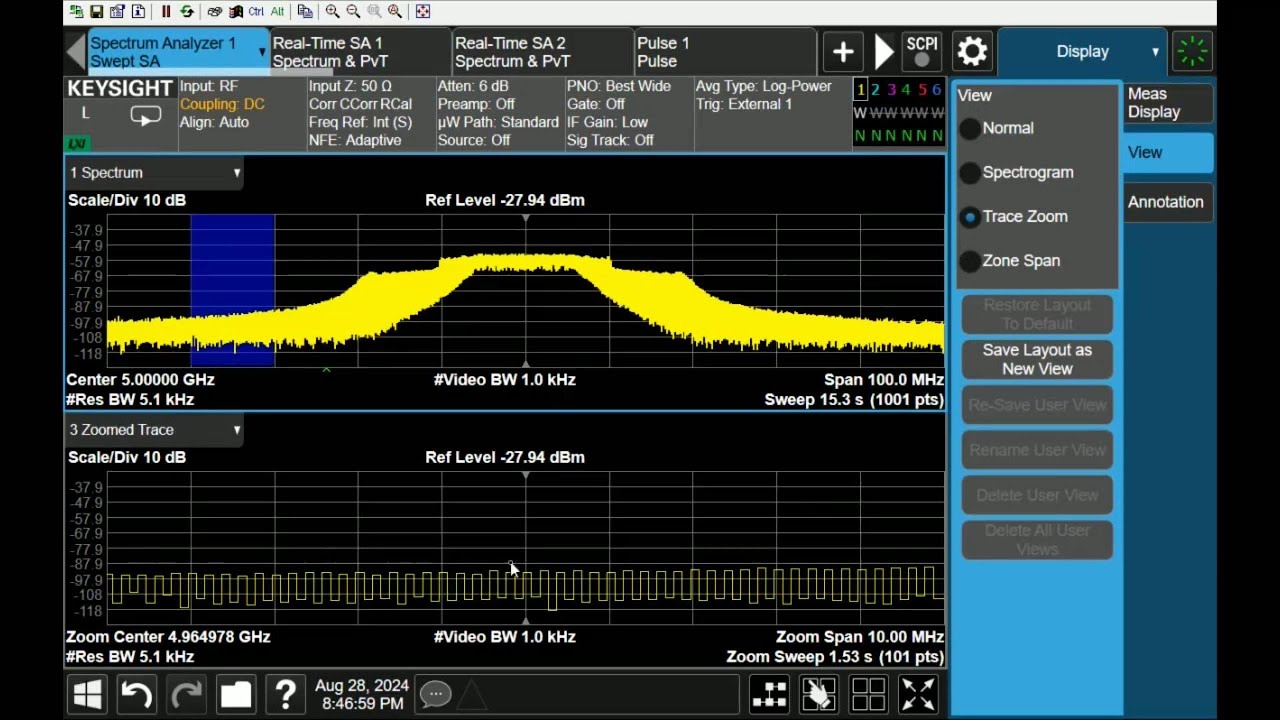 156 Unlocking Signal Analyzer Secrets: Zone Span vs. Trace Zoom ...