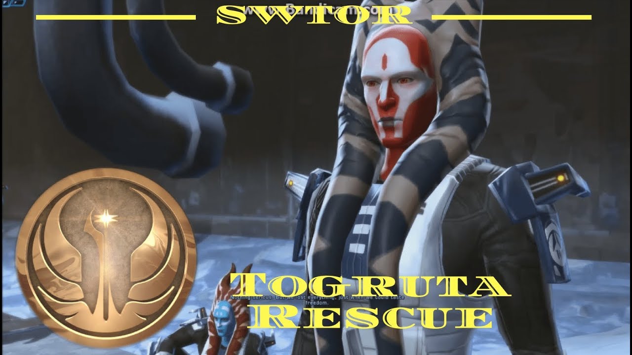 SWTOR ♠ Single Quests: Hoth - Togruta Rescue (Jedi) - YouTube