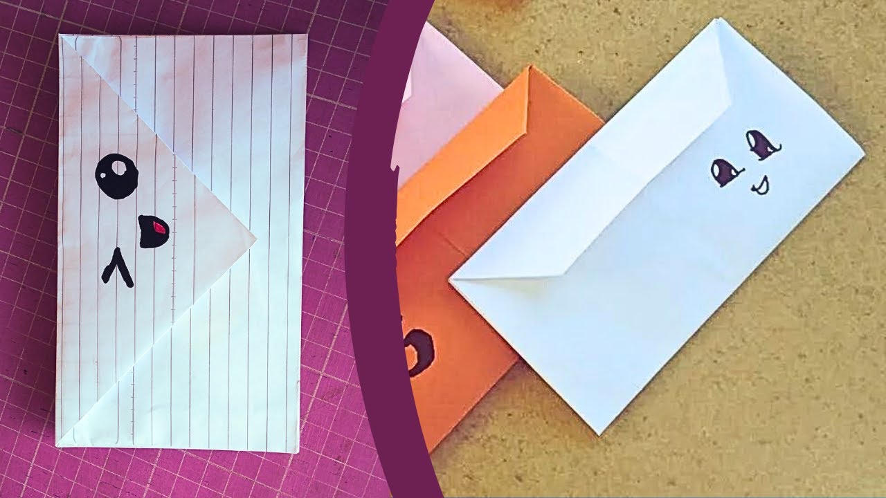 Como fazer envelope com papel - jeito mais fácil e rápido de fazer ...
