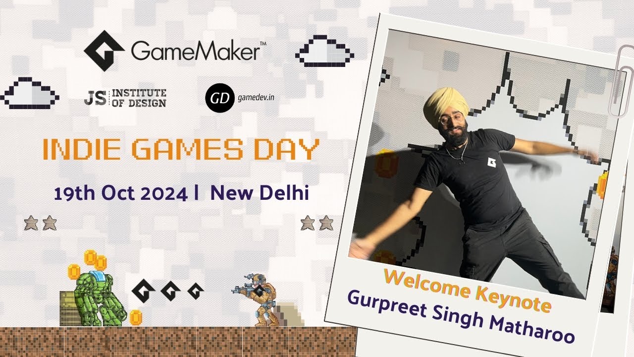 Indie Games Day 2024: Welcome Keynote by Gurpreet Singh Matharoo - YouTube