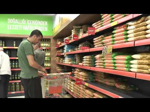 Erzurum Tarım Kredi marketlerine akın etti!