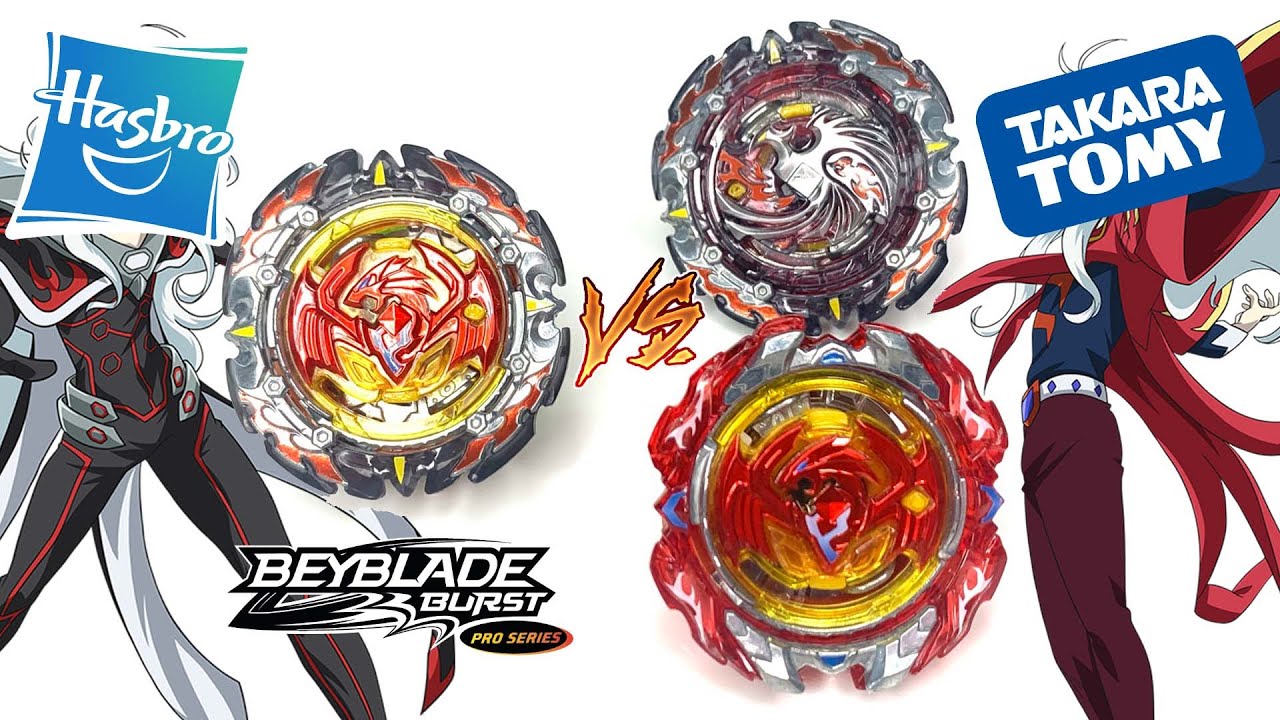 [Beyblade Burst] Hasbor Pro Series Perfect Phoenix VS TAKARATOMY Revive ...