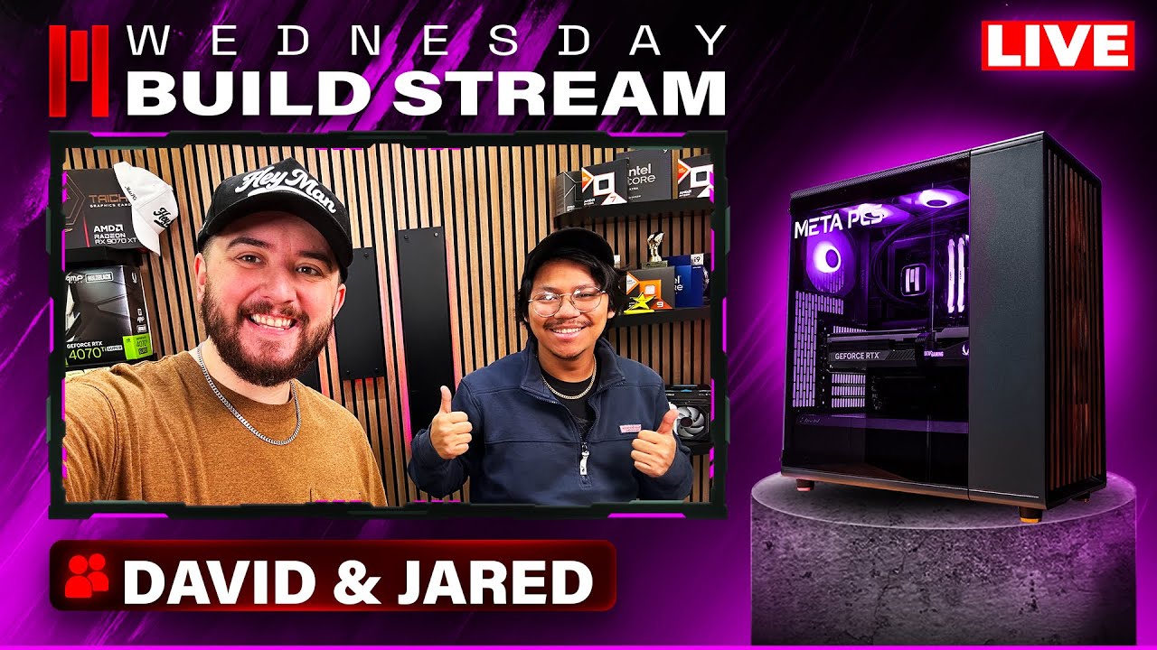 WACKY WEDNESDAY BUILD STREAM! RATING YOUR SETUPS AND TALKING TECH ...