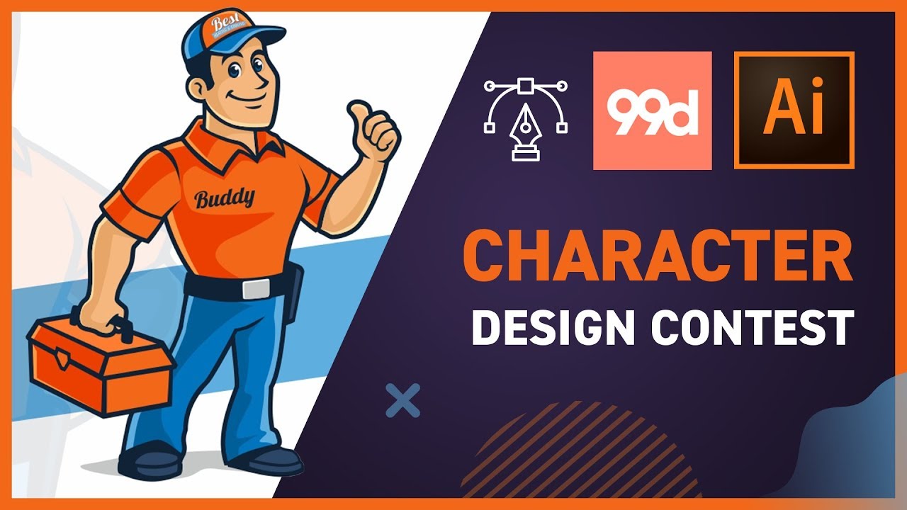 Character Design Contest - Reviewed by Graphic Designer - YouTube