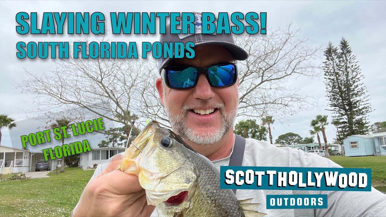 Slaying Winter Bass! South Florida Bass Fishing (Port St Lucie Florida ...