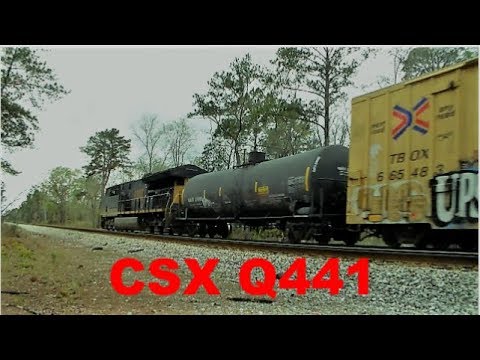 CSX Freight Trains 2019: CSX Q441-27 - YouTube
