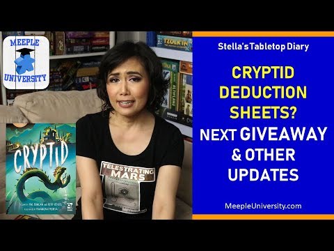 Cryptid with Deduction Sheet and our other updates (WHAT is going on ...