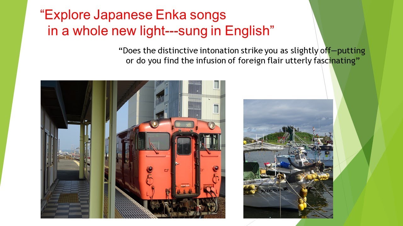 Let's sing a Japanese Enka song in English. - YouTube